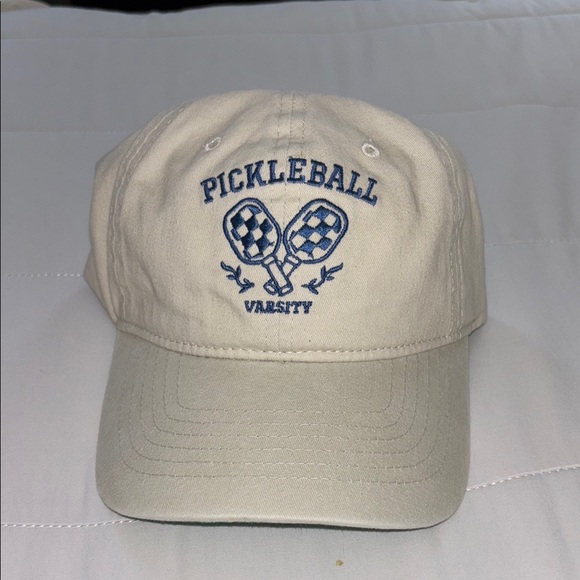 Accessories | Pickleball Varsity Cap In Cream | Poshmark